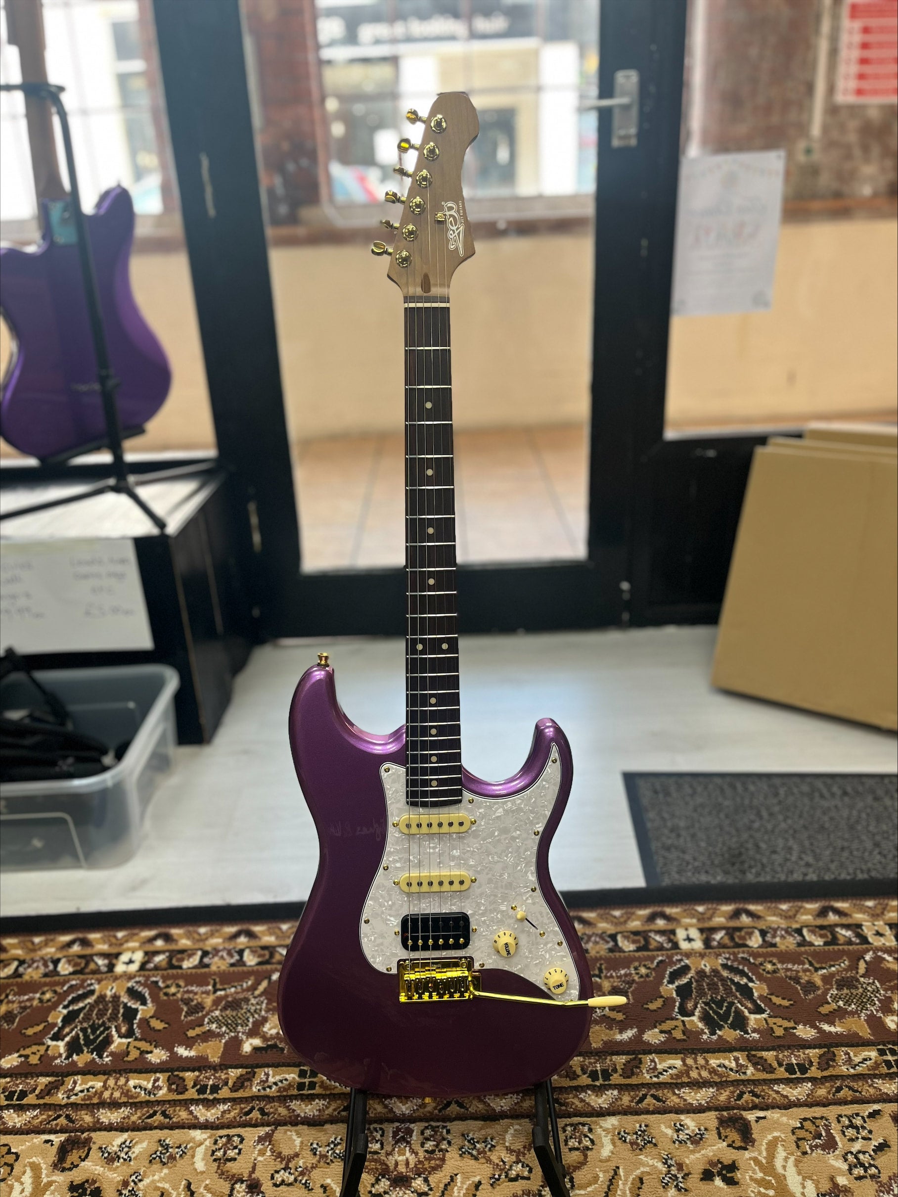 Jet JS480 Purple/Violet Electric Guitar | Somerset Music Academy